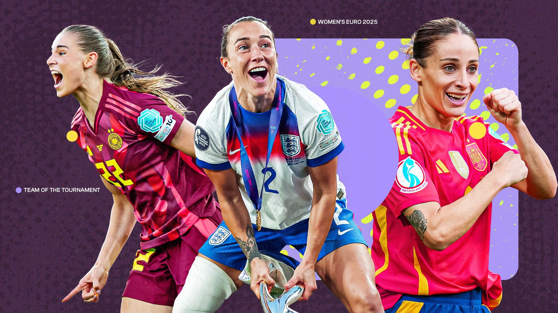 Euro 2025 Team of the Tournament: Three Lionesses feature in GOAL's best XI - but there's no ...